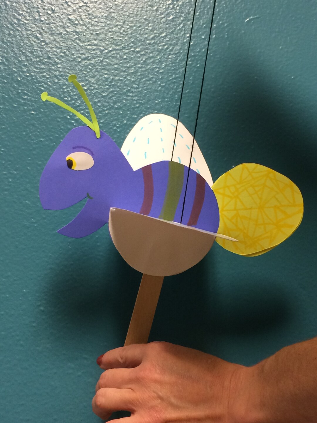 Lightning Bug Rod and String Puppet Video Tutorial Group/classroom ...