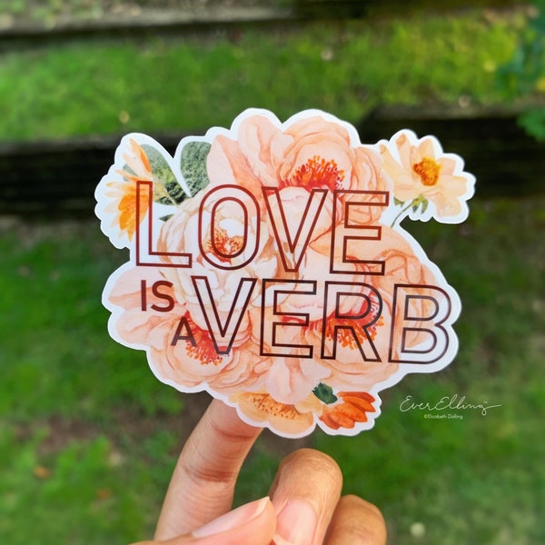 Love is a Verb - Etsy