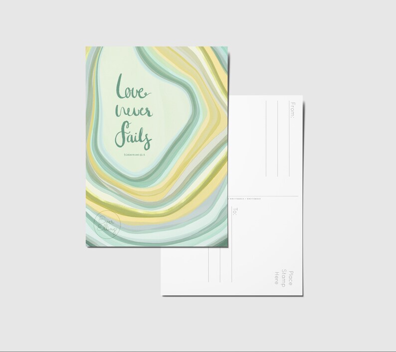 Set of Bible Verse postcards Scripture postcards Christian | Etsy