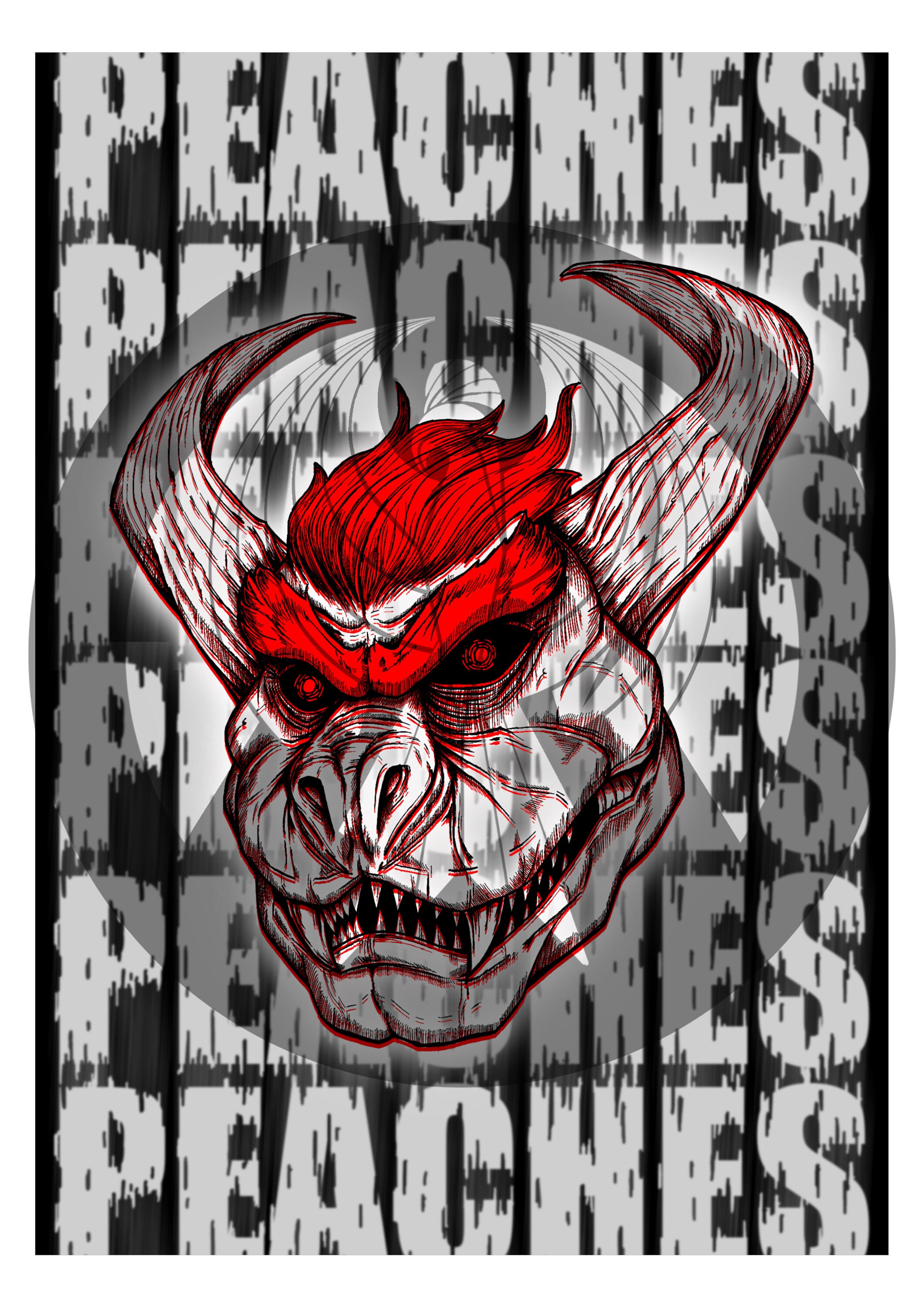 Super Mario Movie Bowser PEACHES Horror Poster A3 - Etsy