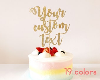 Custom Cake Topper | Etsy