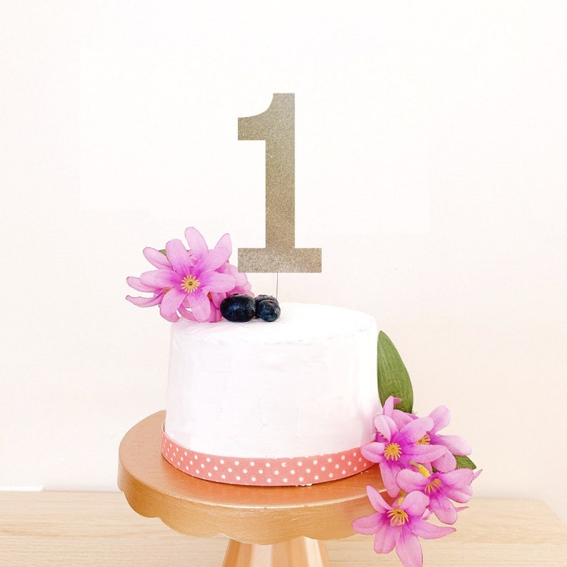 One Cake Topper 1 Cake Topper Number 1 Cake Topper First - Etsy
