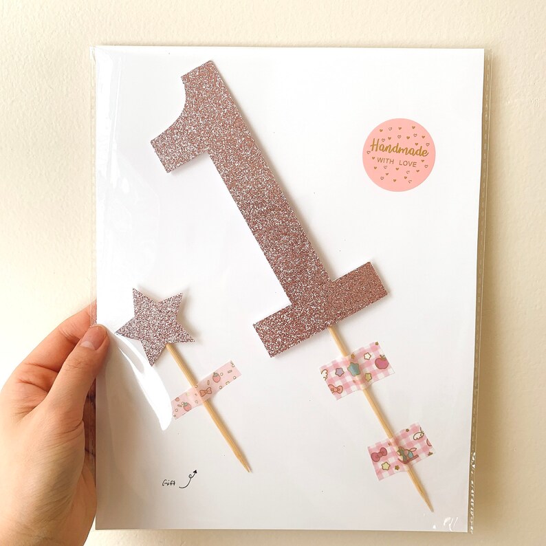 One Cake Topper 1 Cake Topper Number 1 Cake Topper First - Etsy