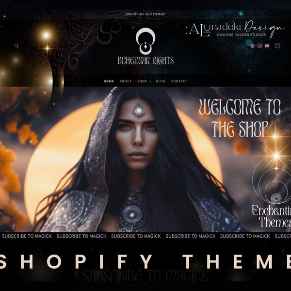 Shopify Website Templates - Etsy