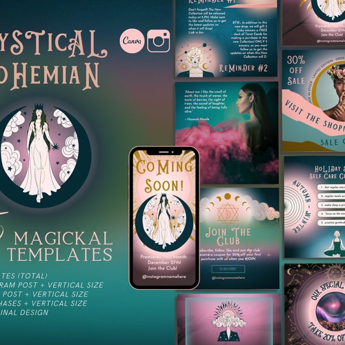35 Spiritual Instagram Post Templates Spiritual Instagram - Etsy