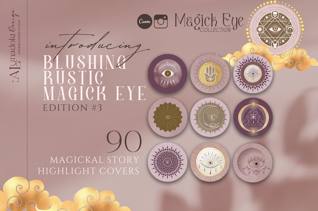 Spiritual Evil Eye Instagram Story Highlight Covers | Magical IG ...