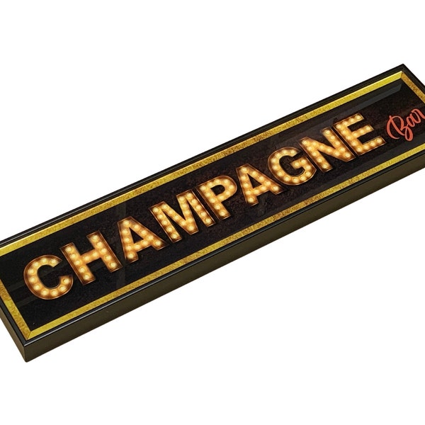 Champagne Sign - Etsy UK