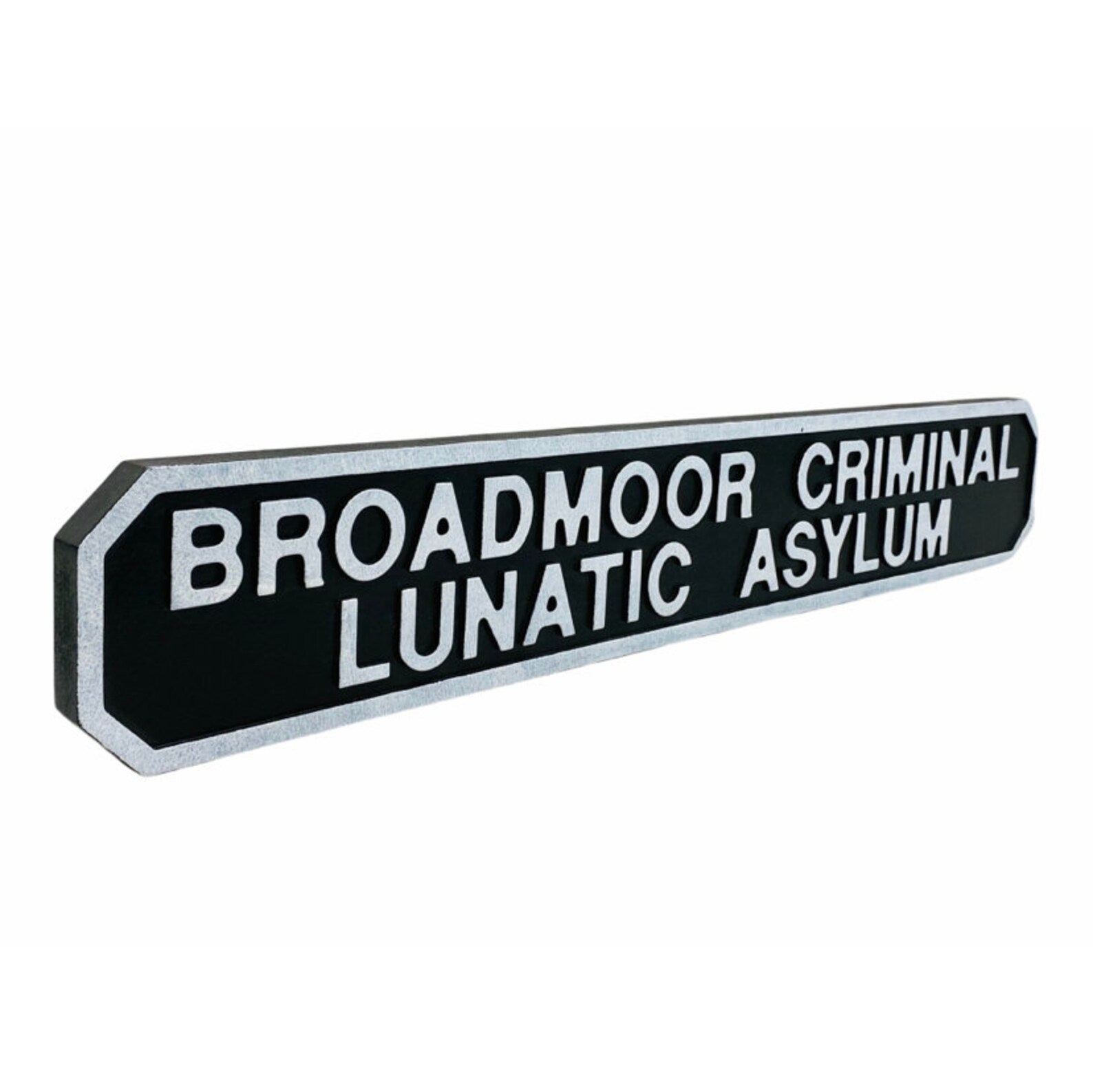 BROADMOOR Criminal Lunatic Asylum Novelty Vintage Street Sign - Etsy