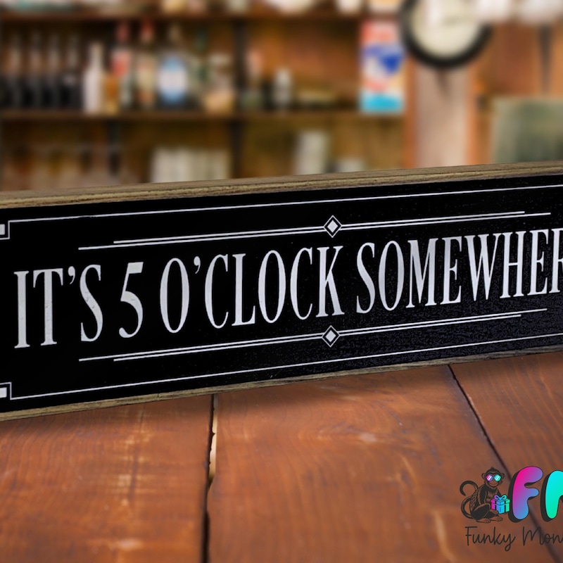 Clock Bar Drink - Etsy UK