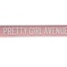 Pink Wooden Pretty Girl Avenue Sign: Vintage Style Bedroom Decor - Etsy UK