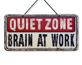 No Work Zone Sign | Etsy