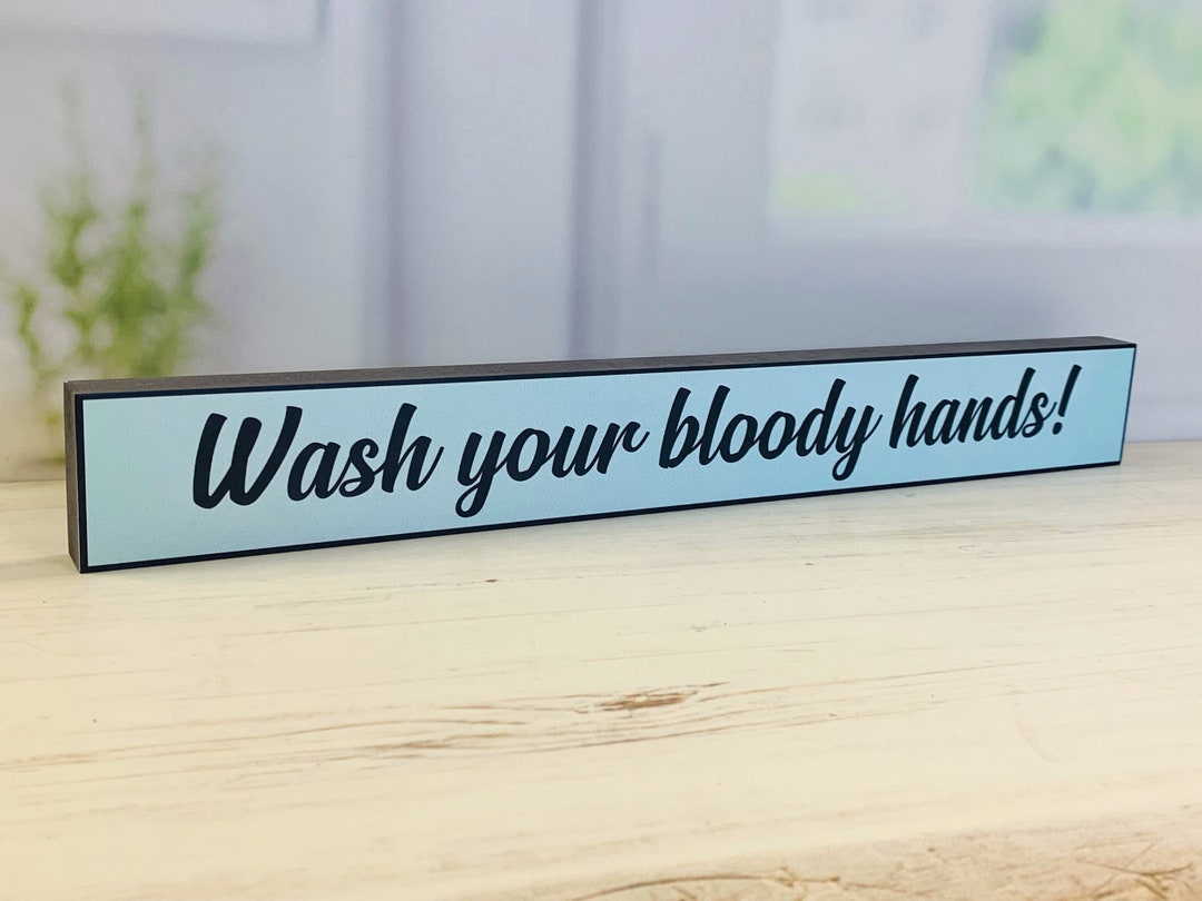 Skinny Block Wooden Freestanding Sign Plaque Home Office Decor Gift - Etsy