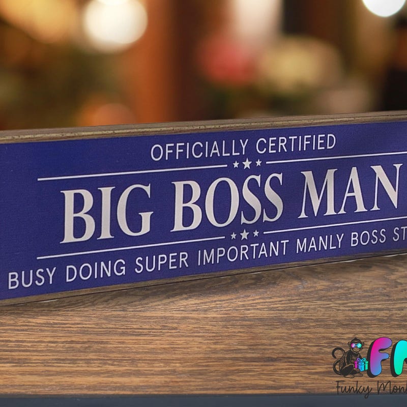 Funny Boss Desk Decor - Etsy UK