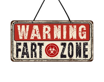 Fart Zone Sign - Etsy UK