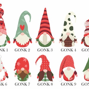 Personalised Names Gonk Family Christmas Home Decor Printed Block - Etsy UK