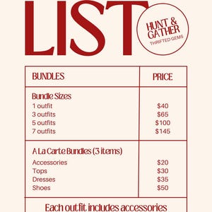 Streetwear Thrift Bundle - Etsy