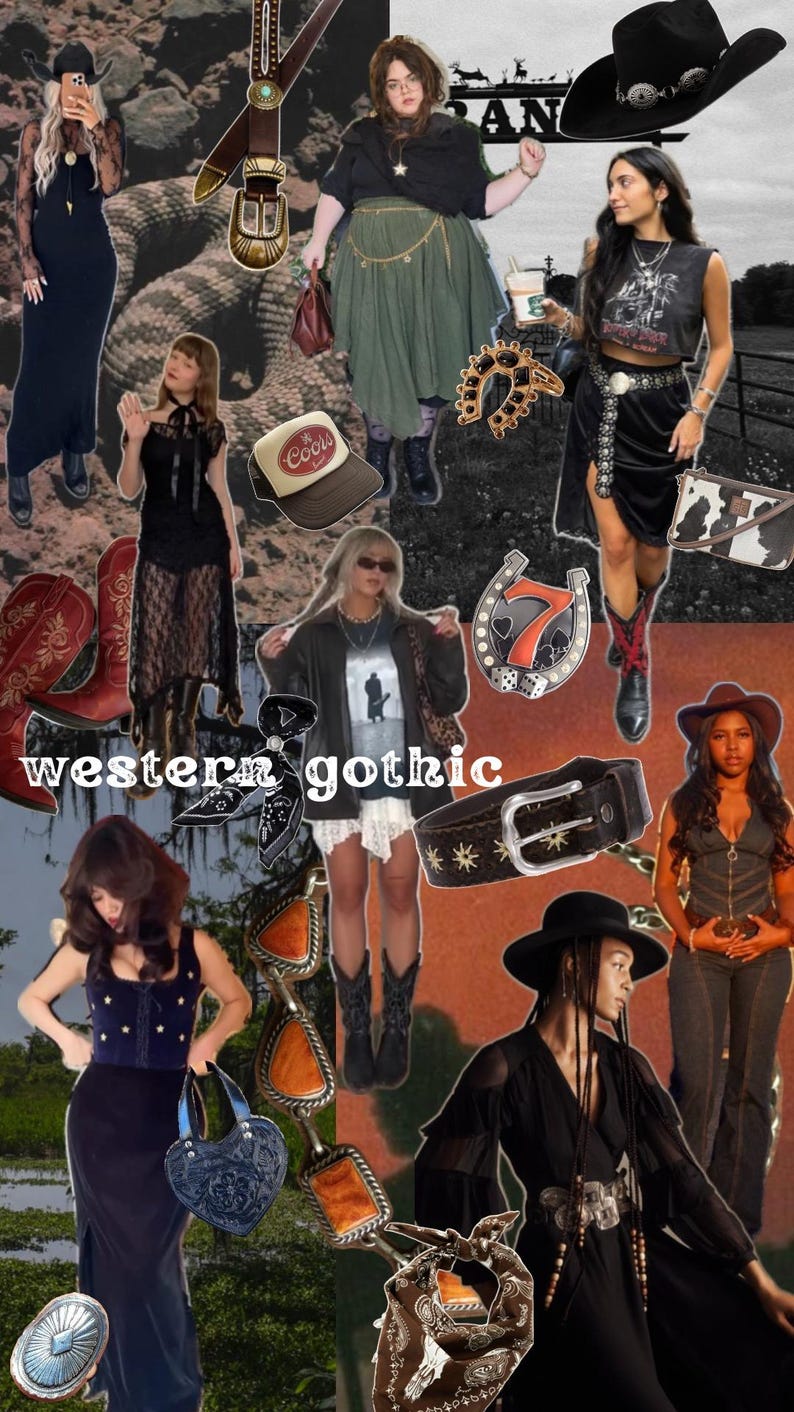 Western Gothic Thrift Bundle - Etsy
