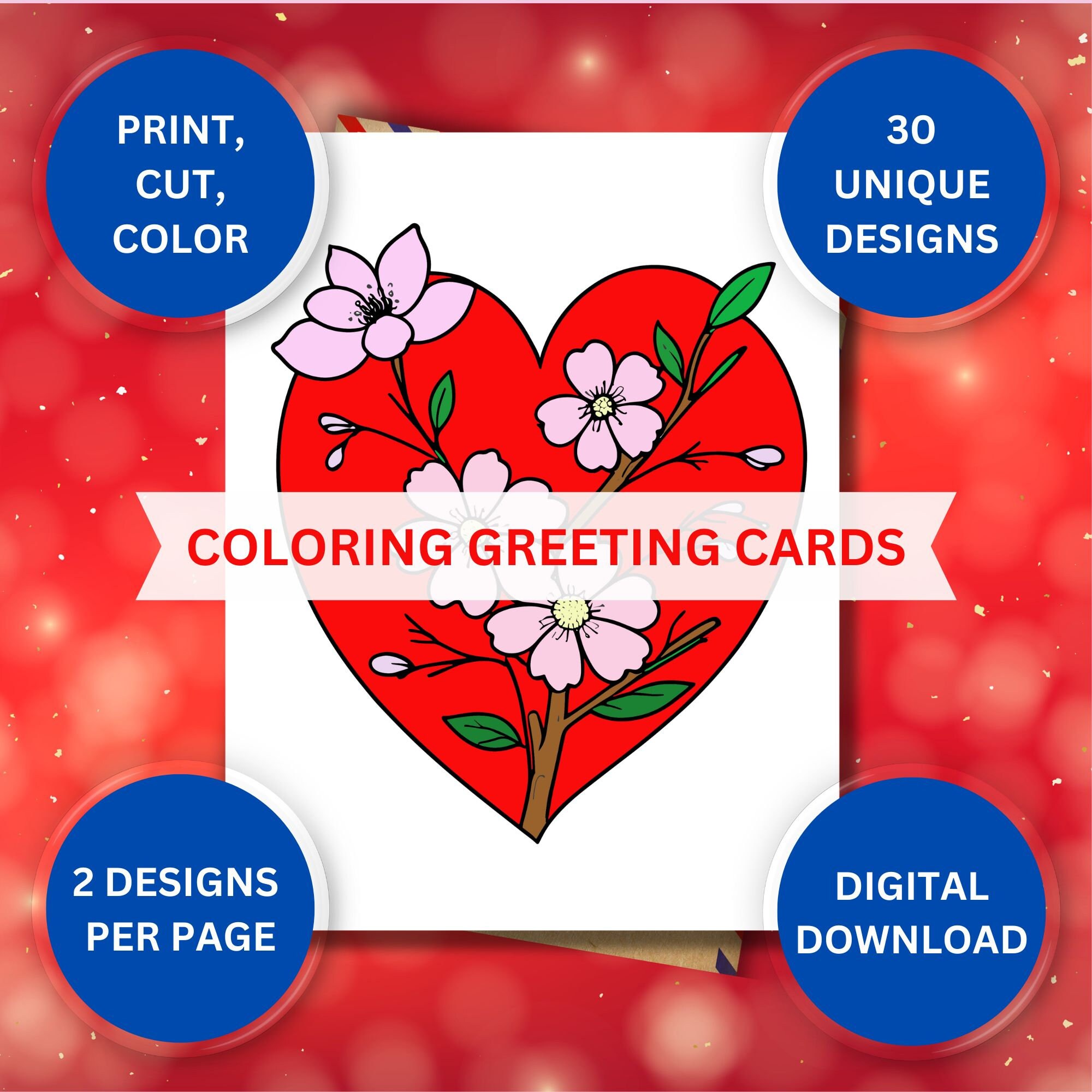 Coloring Greeting Cards, Floral Coloring Pages,thank You Notes,coloring ...