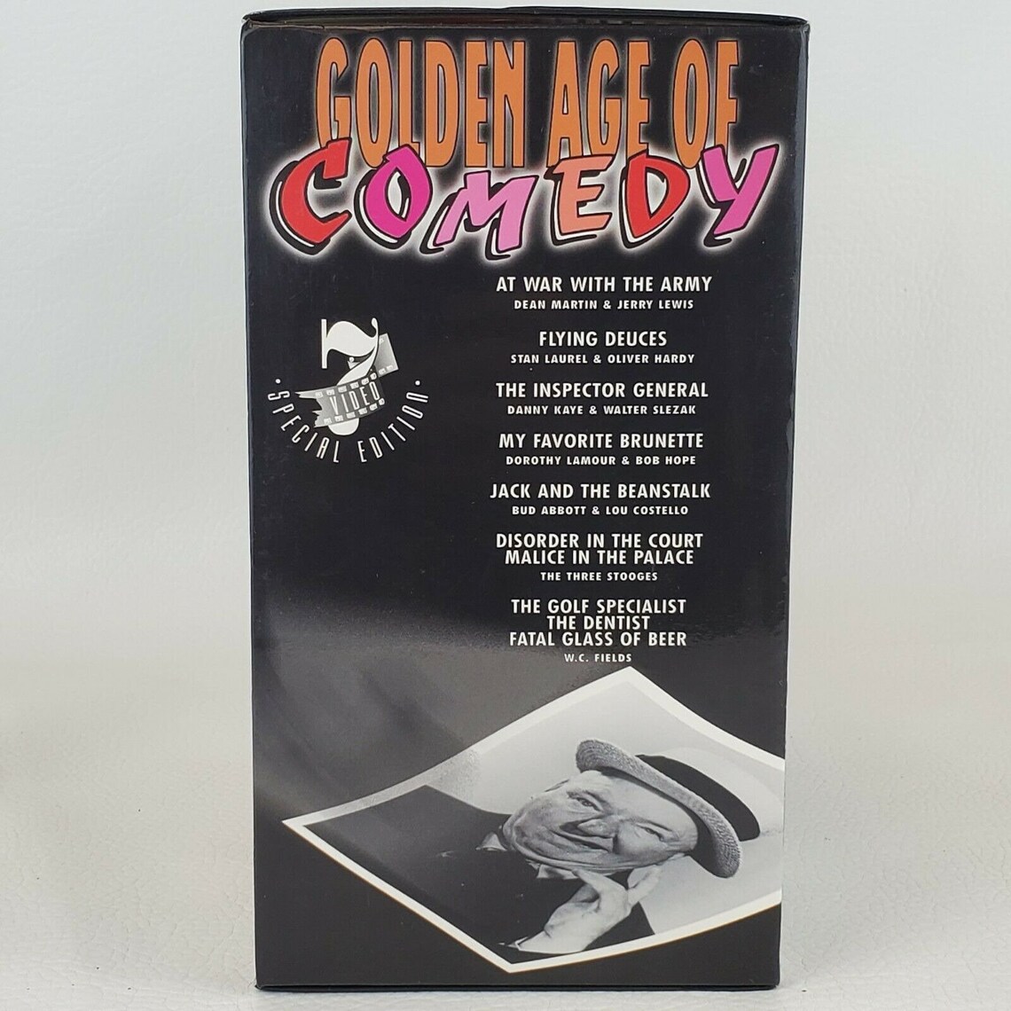 Golden Age of Comedy 7 Pc VHS 7 Laurel Hardy Stooges Abbot Costello ...