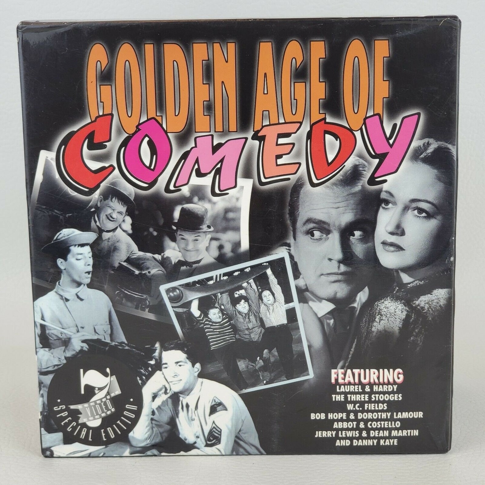 Golden Age of Comedy 7 Pc VHS 7 Laurel Hardy Stooges Abbot Costello ...