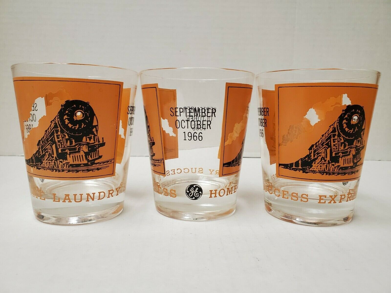 Rare Vintage 1966 Railroad Train General Electric GE Promo Drinking ...