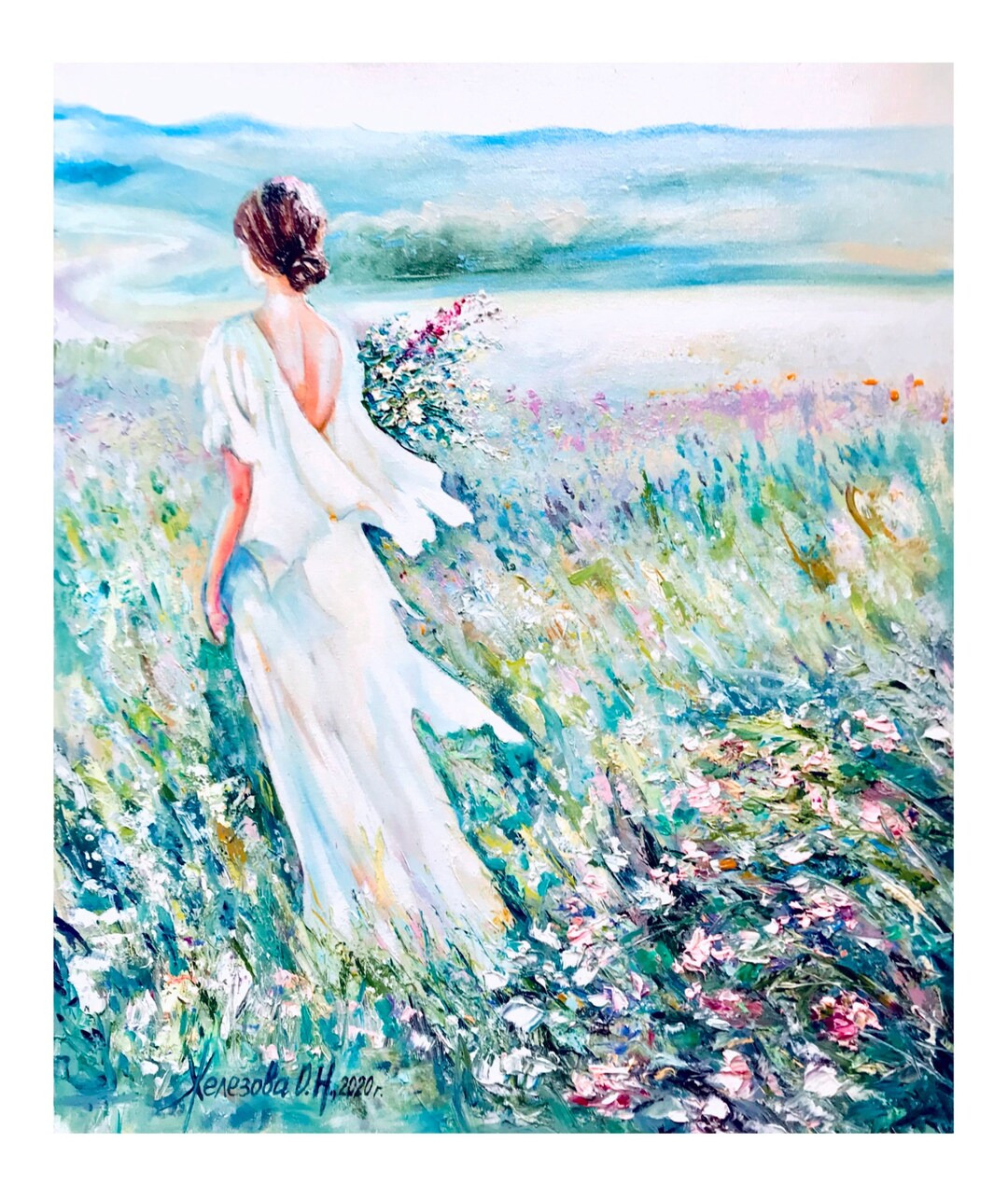 Unity With Nature, Oil Panting, 50x60, 2020 - Etsy