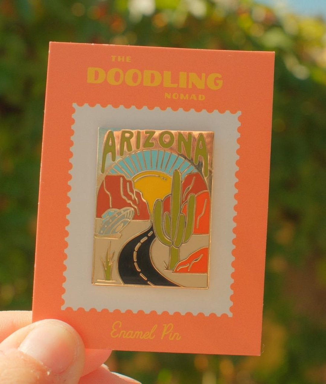 Arizona Hard Enamel Pin - Etsy