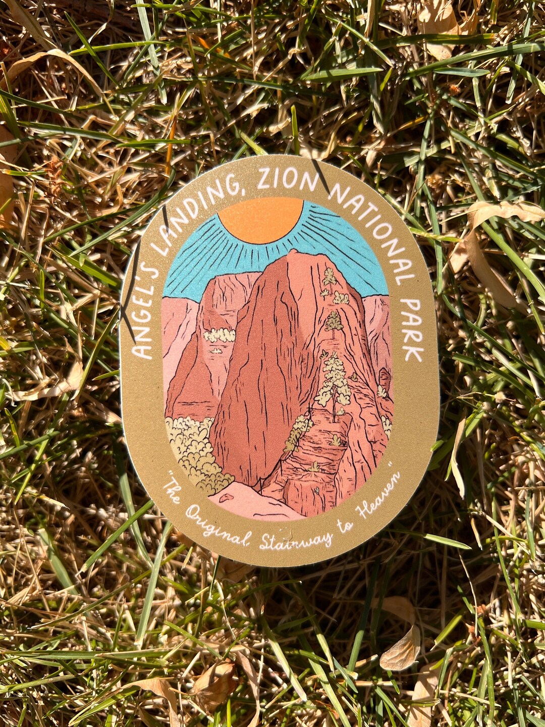 Angels Landing Vinyl Sticker Vinyl Sticker - Etsy