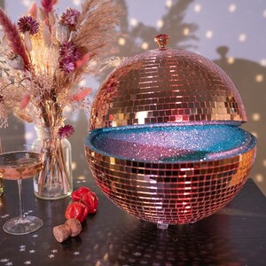 Rose Gold Disco Ball - Etsy