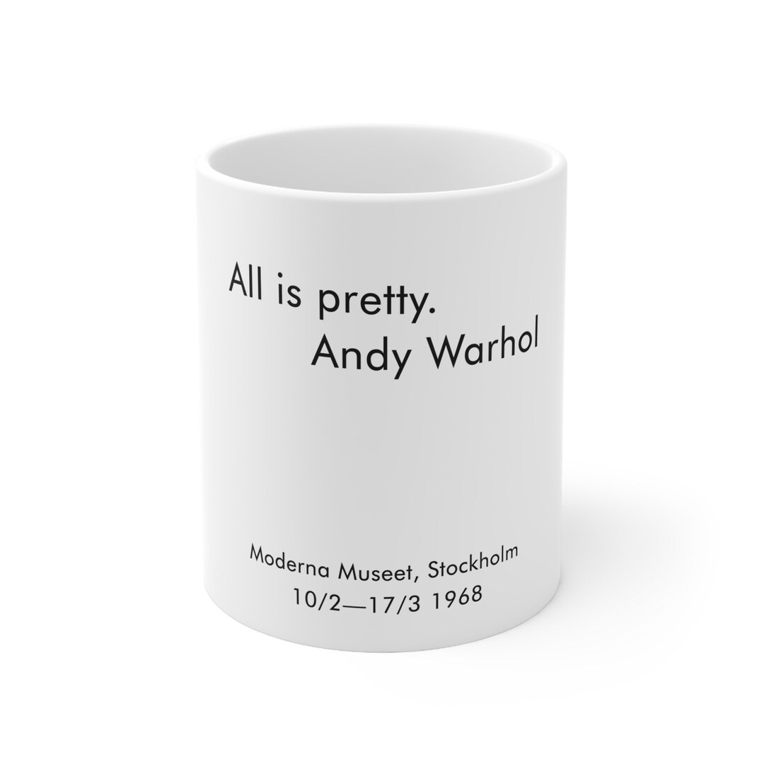 Andy Warhol Mug, New York City Mug, Andy Warhol Print, Love Sign ...