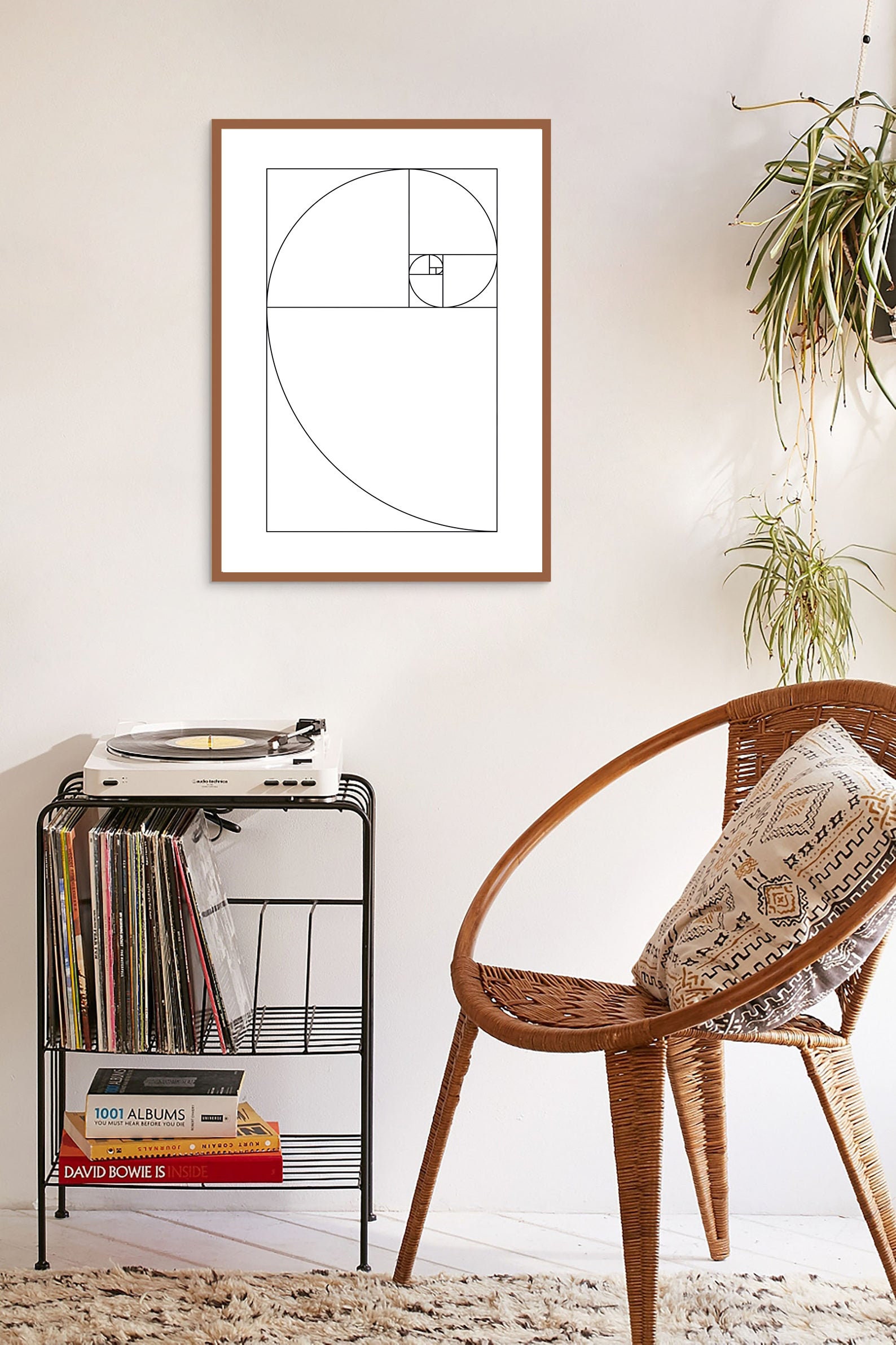 Golden Ratio Poster, Fibonacci Print, Geometry Poster, Fibonacci Golden ...