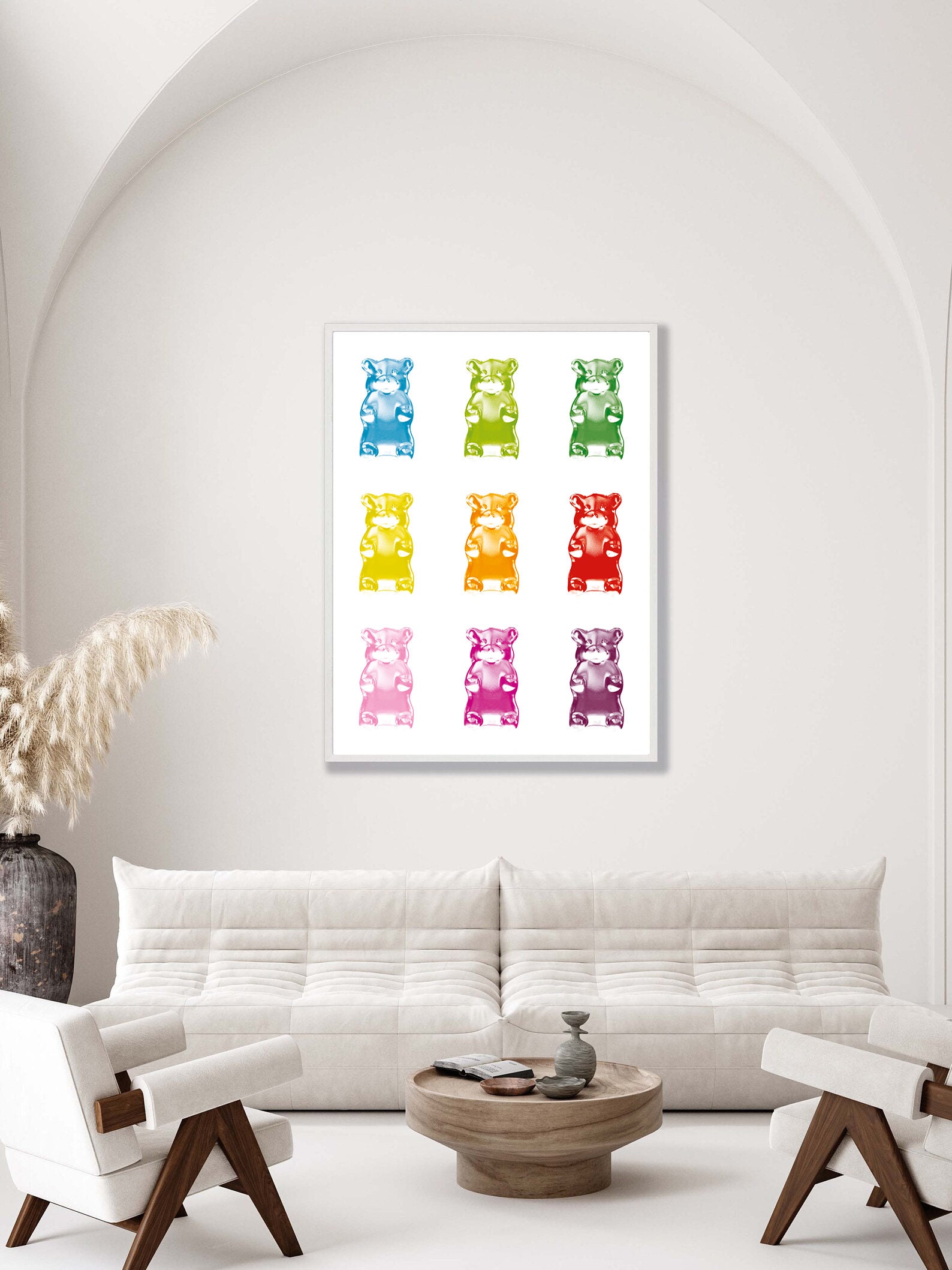 Gummy Bear Art Poster, Gummy Bear Print, Gummy Bear Gift, Gummy Bear ...