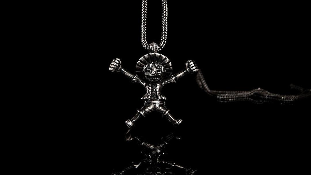 Monkey D. Luffy Handmade Sterling Silver Pendant: Anime Gift - Etsy