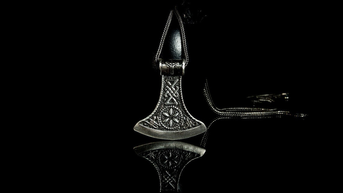 Vikings Axe Man Symbol Vikings Axe Vikings Compass on Axe - Etsy