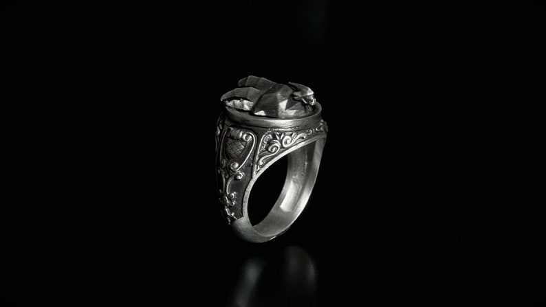 Malphite Silver Ring Malphite Ring Gamers Accessories - Etsy