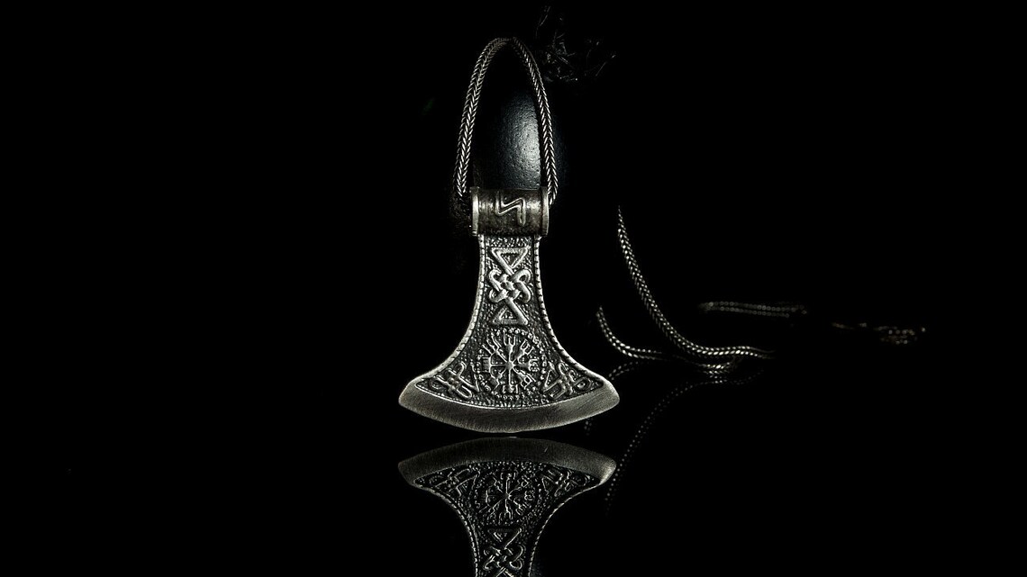 Vikings Axe Man Symbol Vikings Axe Vikings Compass on Axe - Etsy