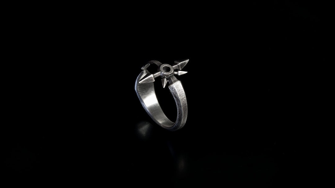 Leona Sword Ring: Handmade Sterling Silver League of Legends Jewelry - Etsy