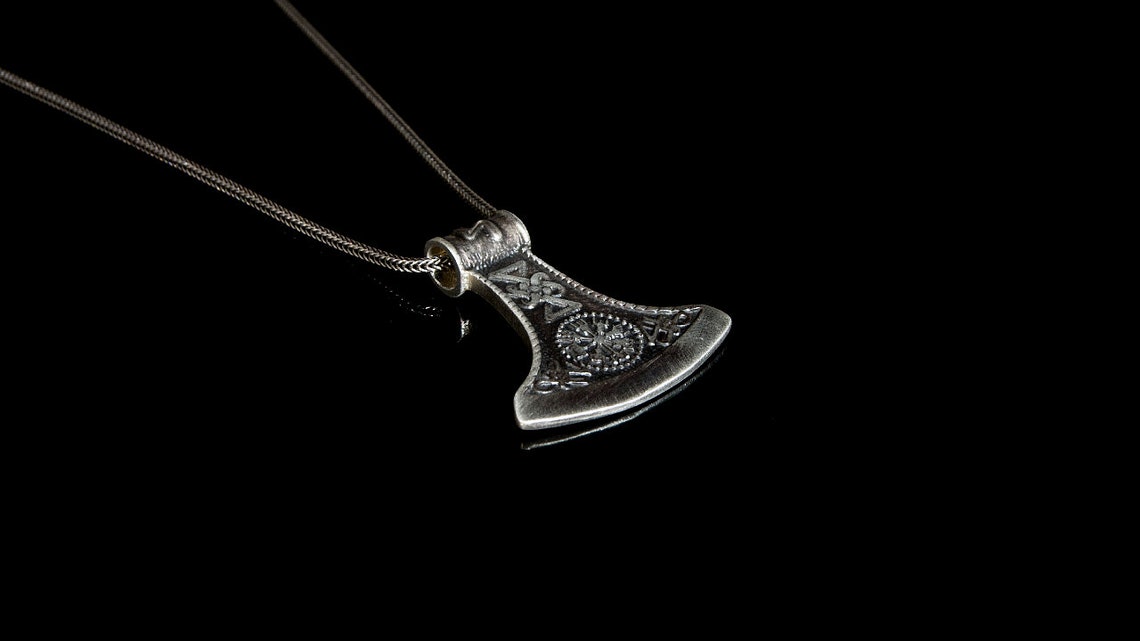 Vikings Axe Man Symbol Vikings Axe Vikings Compass on Axe - Etsy