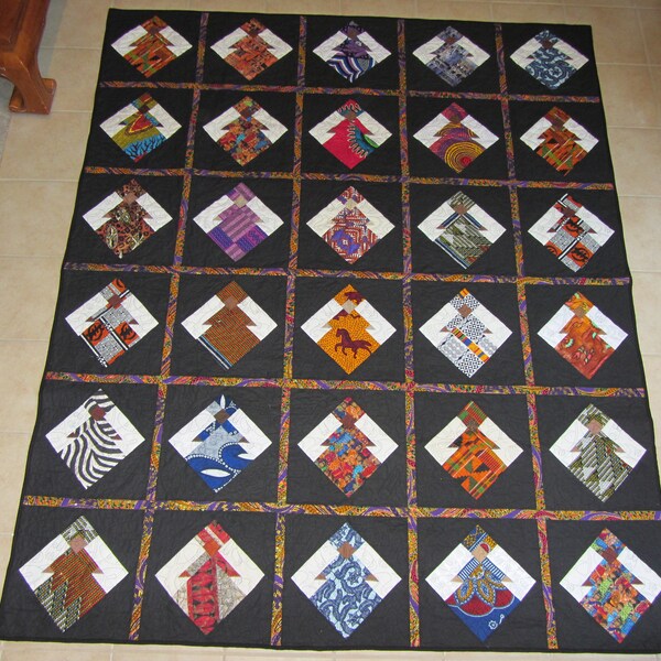 African Quilt - Etsy