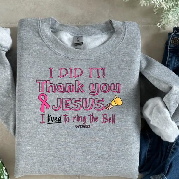Breast Cancer Ring the Bell Svg - Etsy