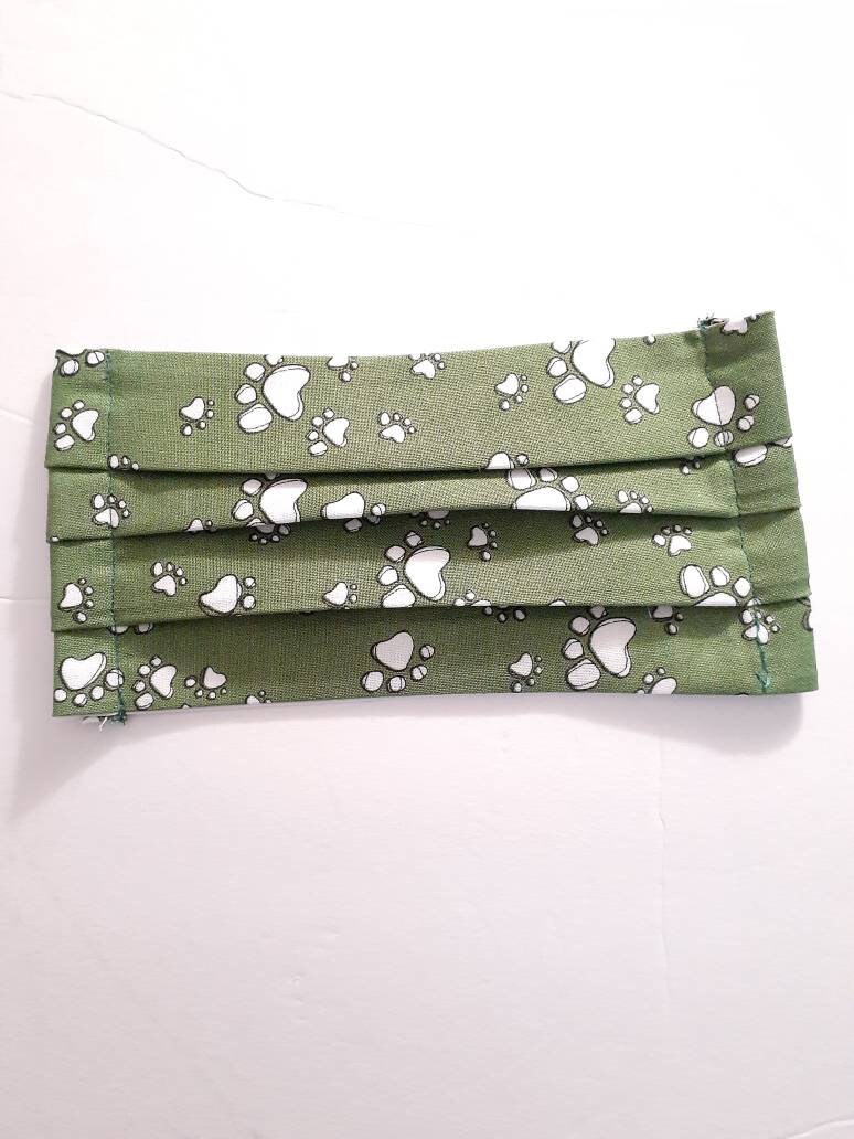 Green, Fabric Reusable Face Mask, Anti Pollen, Dust Mask, Washable Face ...