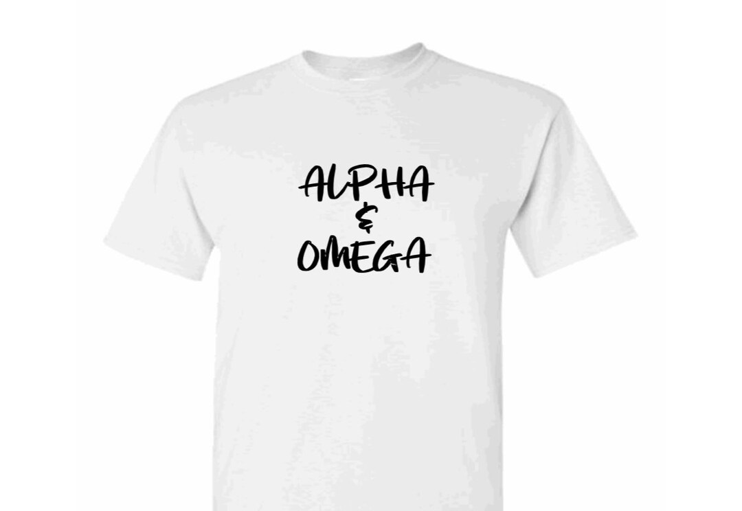 Alpha and Omega T Shirt, Christian Tee, Religious T Shirt, Faith Shirt ...