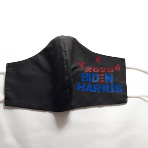 Biden Harris Face 2020 Face Mask, Reusable and Washable, Cotton Mask - Etsy