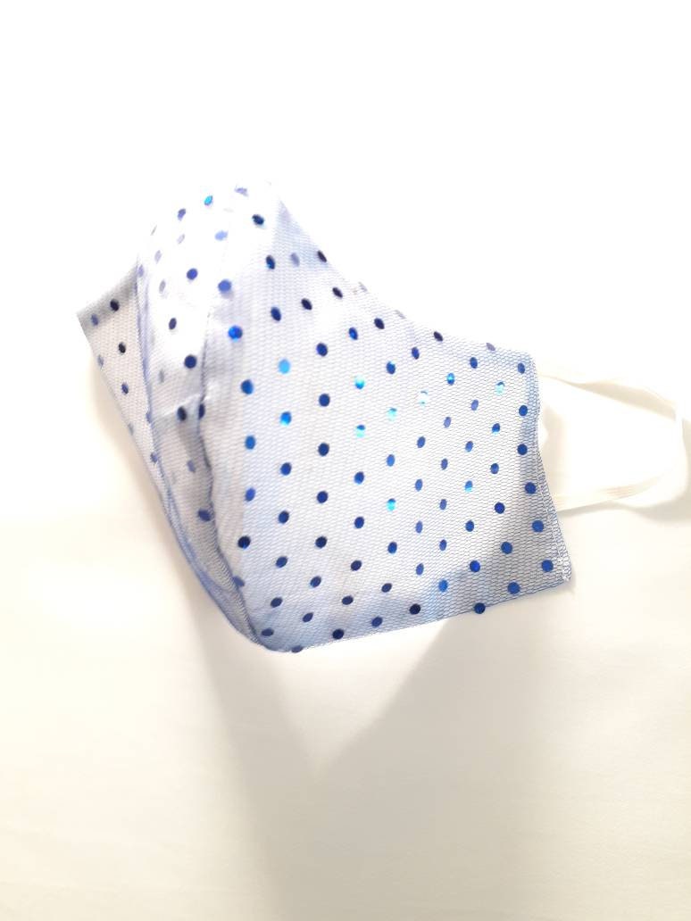 Blue and White Bachelorette Party Face Mask, Reusable Face Mask, Cotton ...