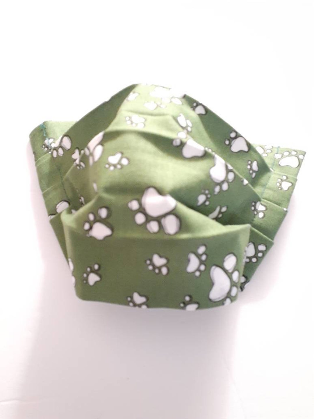 Green, Fabric Reusable Face Mask, Anti Pollen, Dust Mask, Washable Face ...
