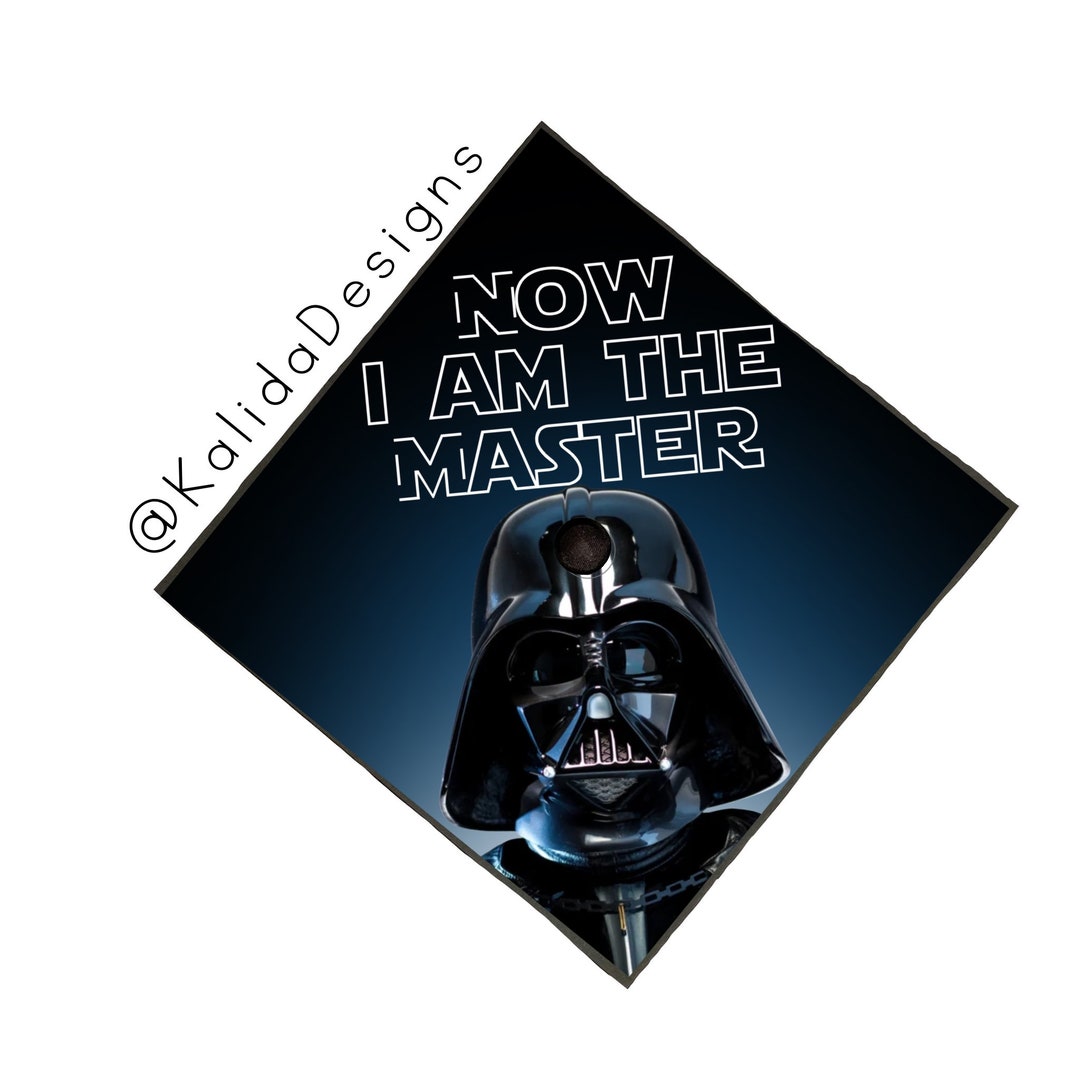 Graduation Cap PRINTED Grad Cap Decal Topper Star Wars - Etsy