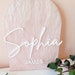 Boho Arch Sign (7" X 5") With Baby Name | Birth Announcement | Nursery ...