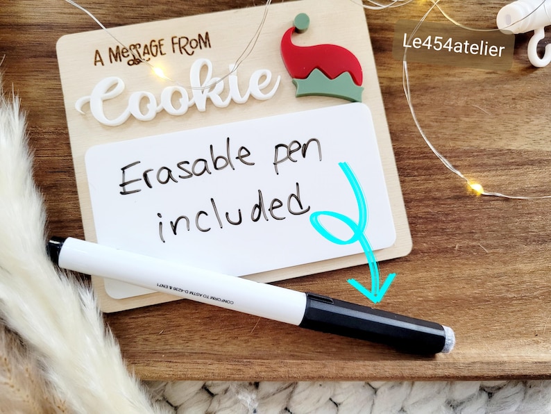 Message From Elf Sign | Christmas Elf Message Board | Dry Erase Elf ...