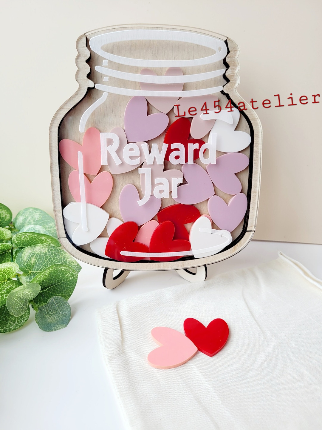 Valentine Reward Jars for Kids as Chore Chart or Reward Chart | 20 ...