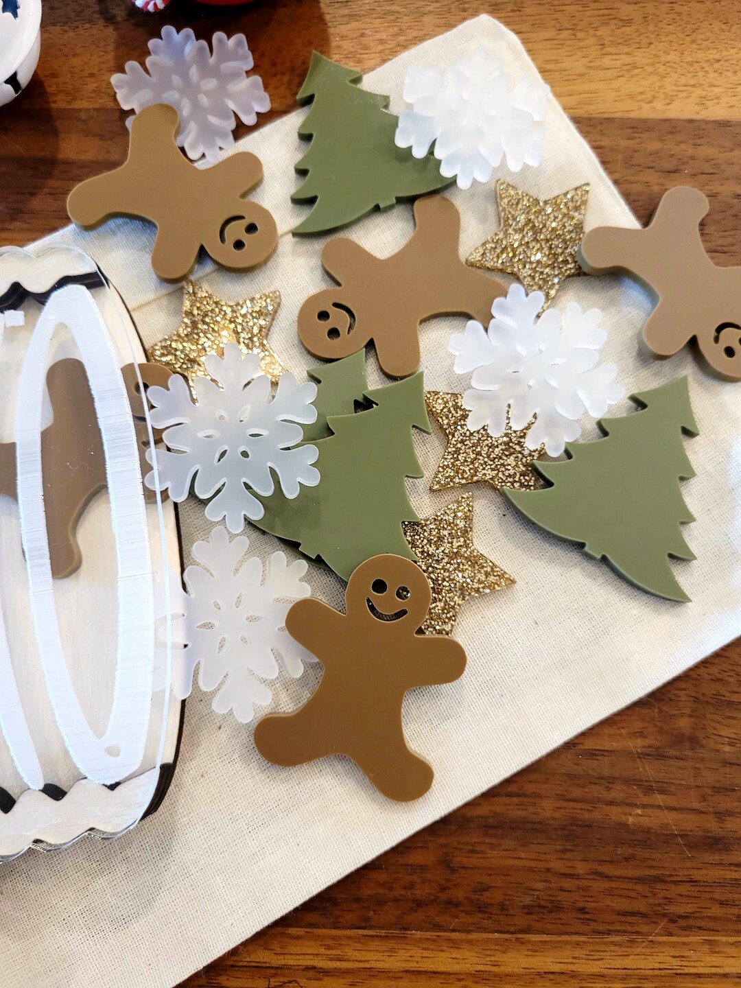 20 Christmas Themed Tokens for Reward Jars | Gingerbread Man, Star ...